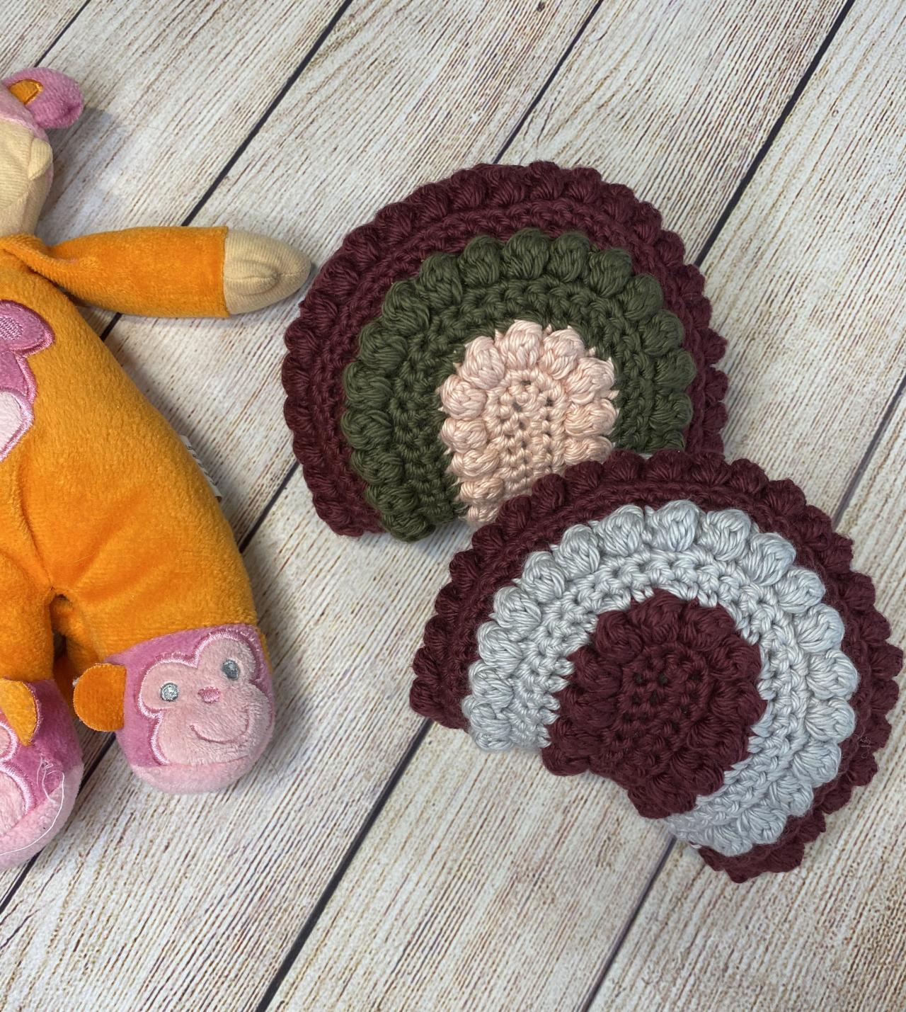 Rainbow Boho Baby Rattle Pillow on Luulla