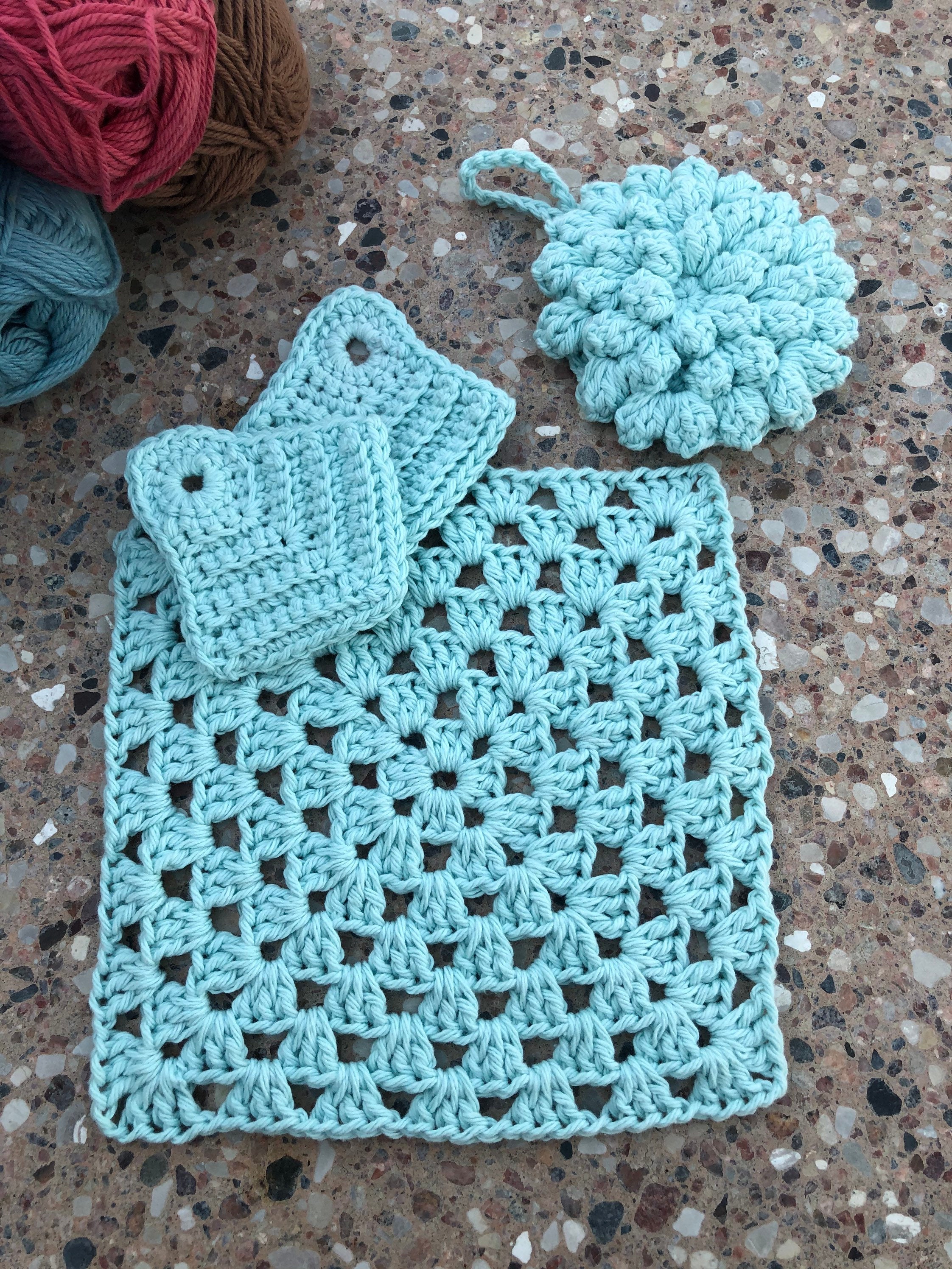 Reusable Face And Body Scrubs With Wash Cloth on Luulla